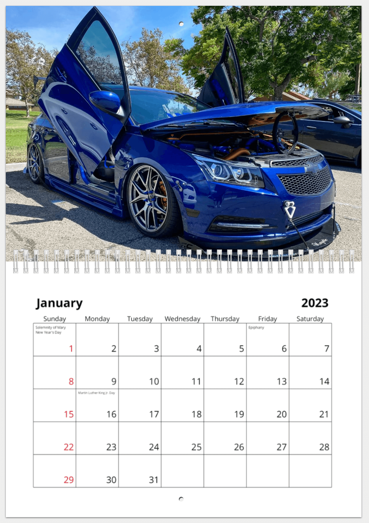 2023 Cruze Culture Calendar