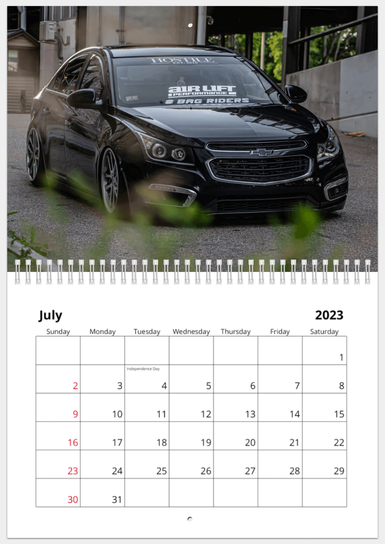 2023 Cruze Culture Calendar
